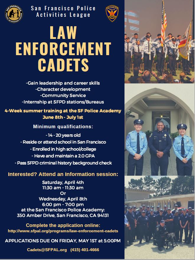 Law Enforcement Cadets – SFPAL